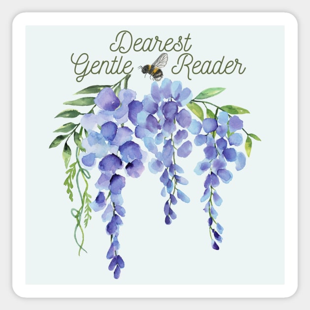 Dearest Gentle Reader - Bridgerton - Sticker | TeePublic